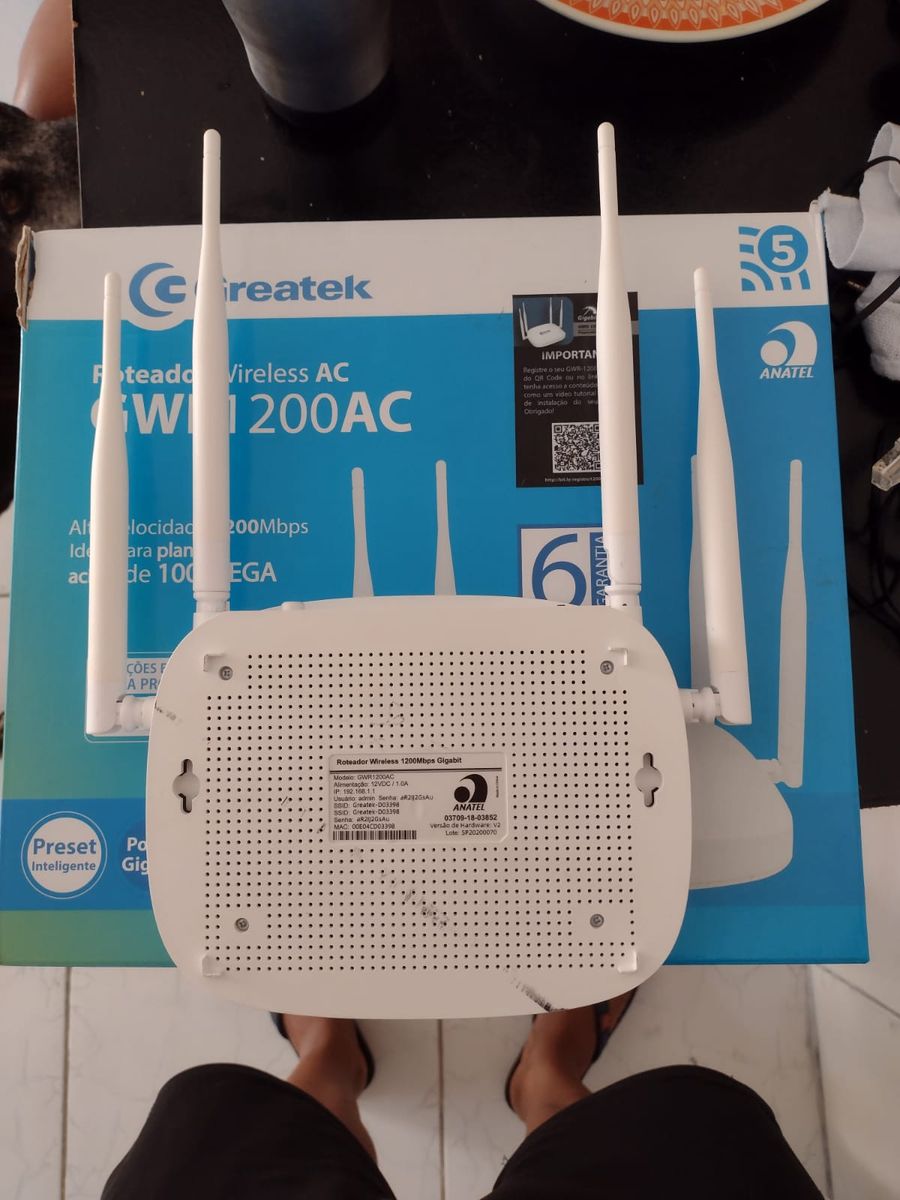 Access Point, Roteador, Repetidor Greatek Gwr1200ac Branco | Item Info ...