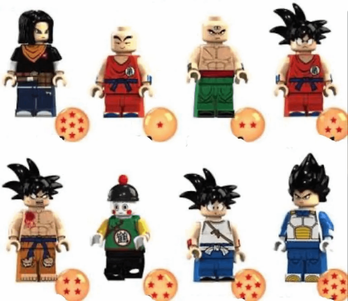 Action Figure Boneco Articulado Similar Compativel Lego Dragon Ball ...