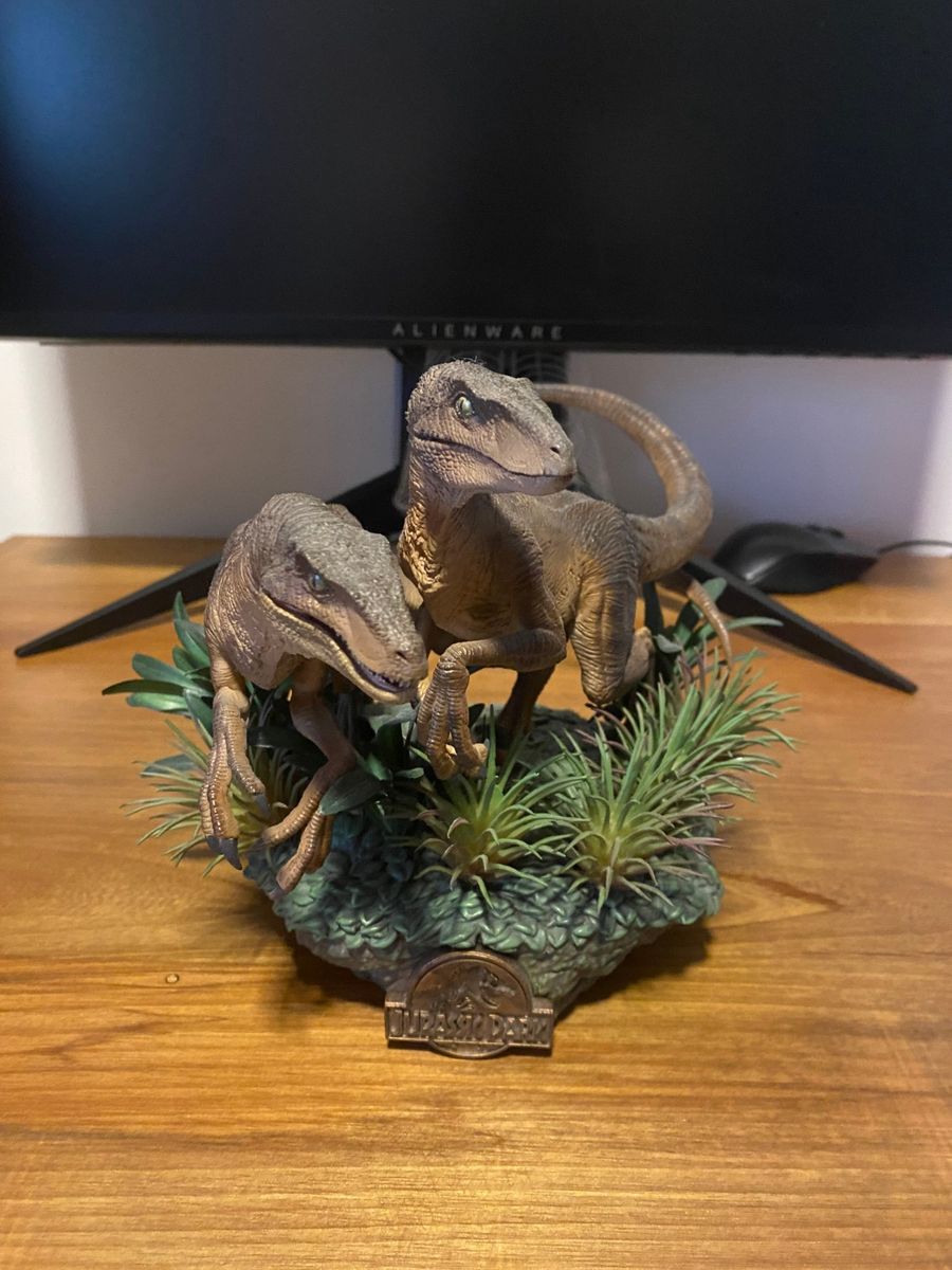 Action Figure Just The Two Raptors Deluxe 1/10 Iron Studios | Cacareco ...