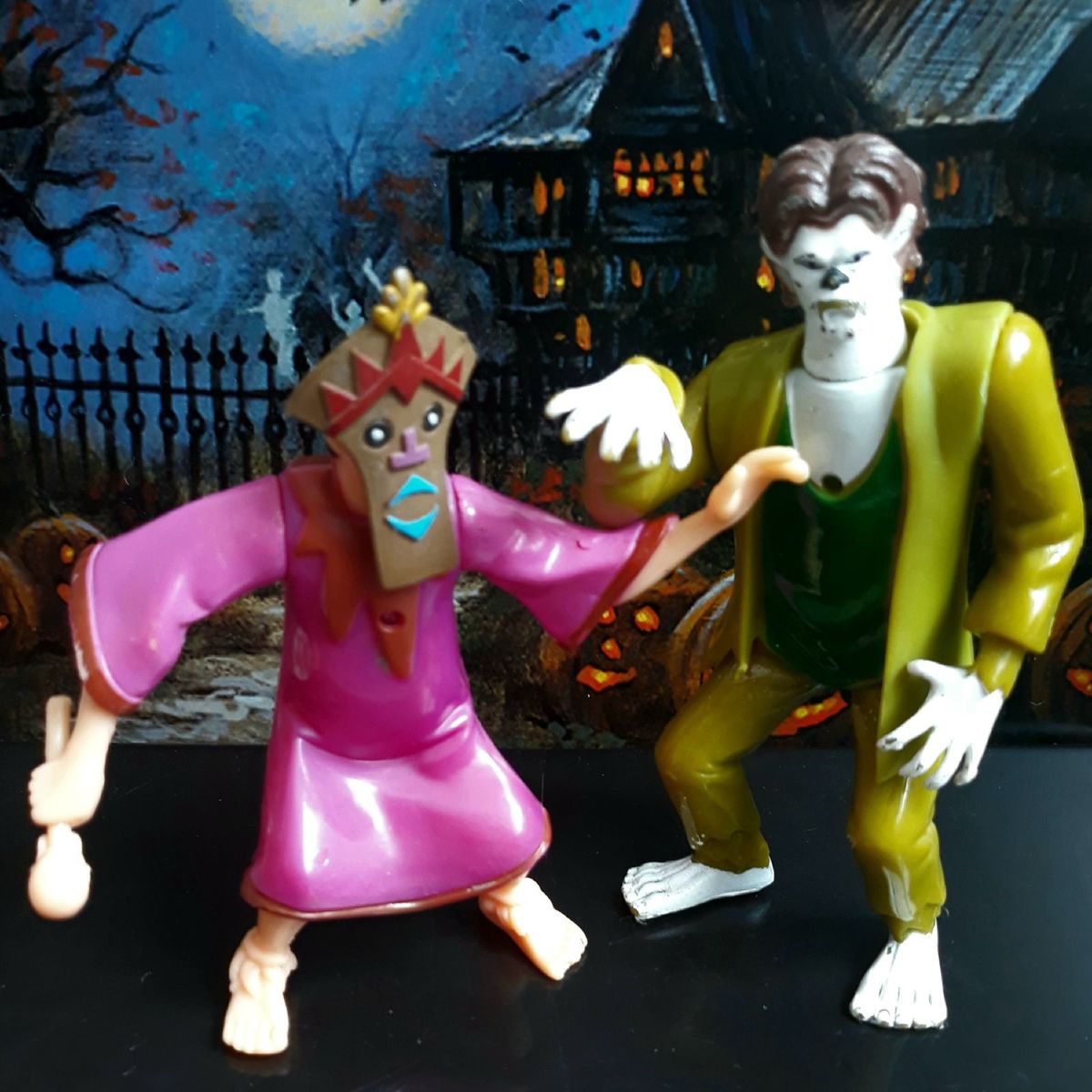 Action Figure Scooby Doo! Feiticeiro e Lobisomem | Brinquedo Usado ...