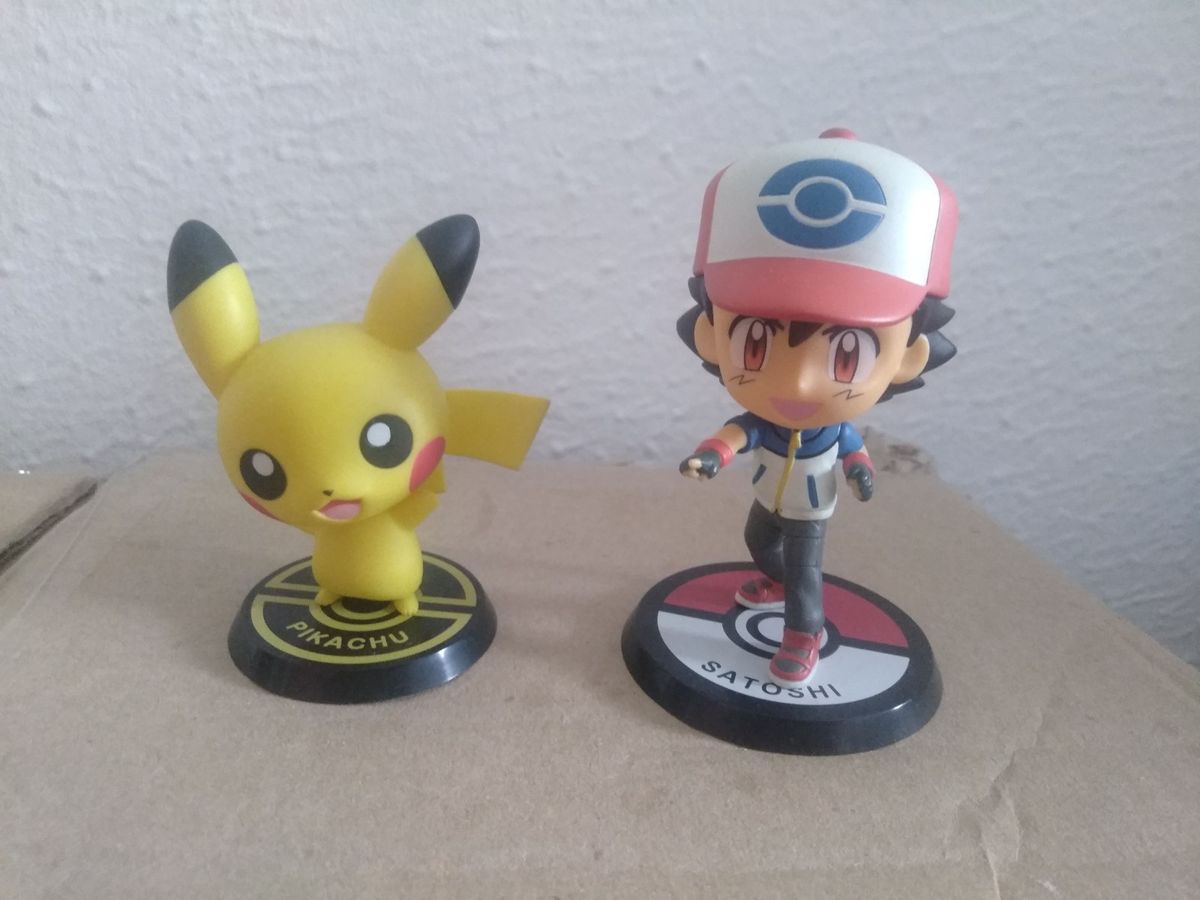Action Fugure Bonecos Pikachu e Ash | Brinquedo Pokemon Usado 85103337 ...