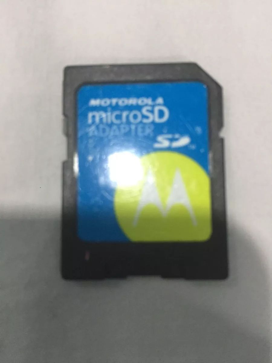 Adaptador Microsd Motorola Sd Cartão de Memória Adapter | Item Info ...