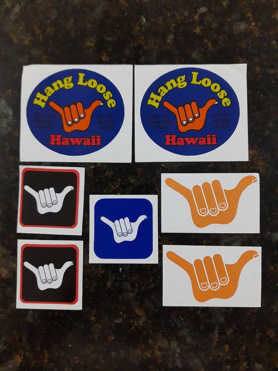 Adesivos Hang Loose | Produto Masculino Hang Loose Nunca Usado 75758938 | enjoei