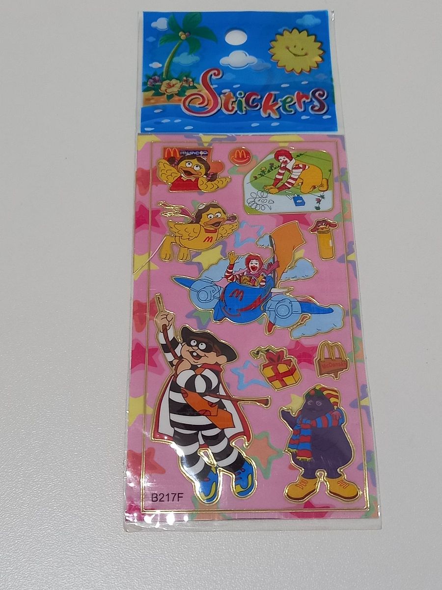 Adesivos Mc'donalds | Livro Stickers Nunca Usado 132733762 | enjoei