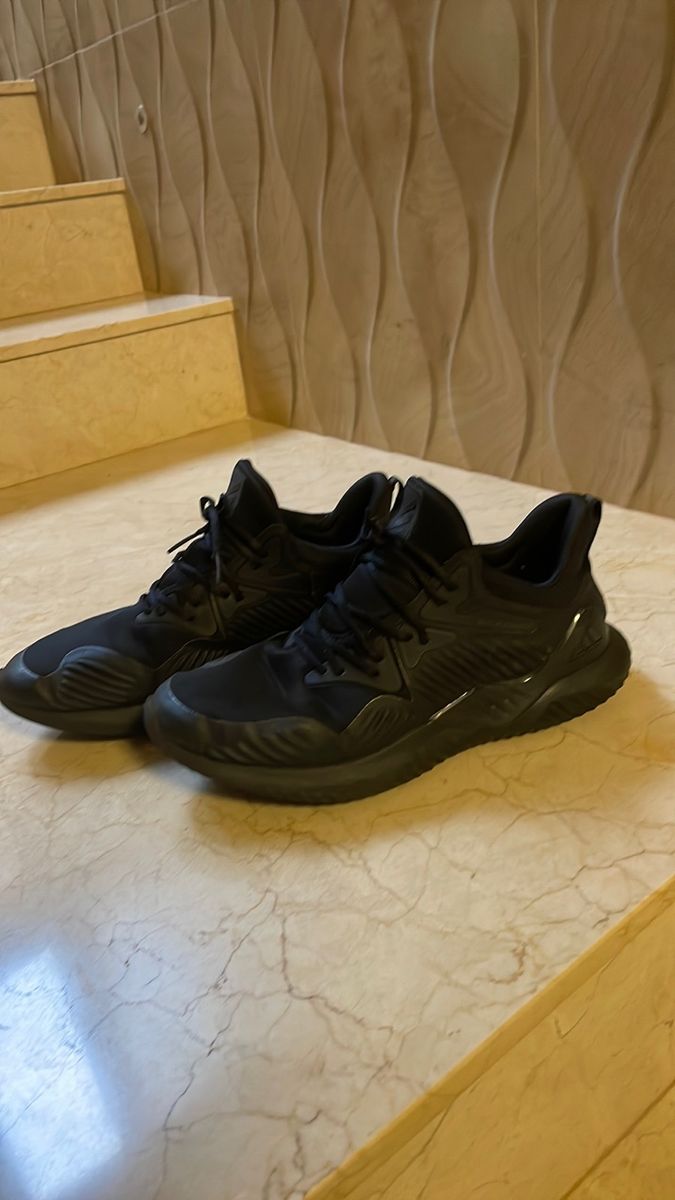 Adidas Alpha 3 Bunce Todo Preto | Tênis Masculino Adidas Usado 81765731 ...