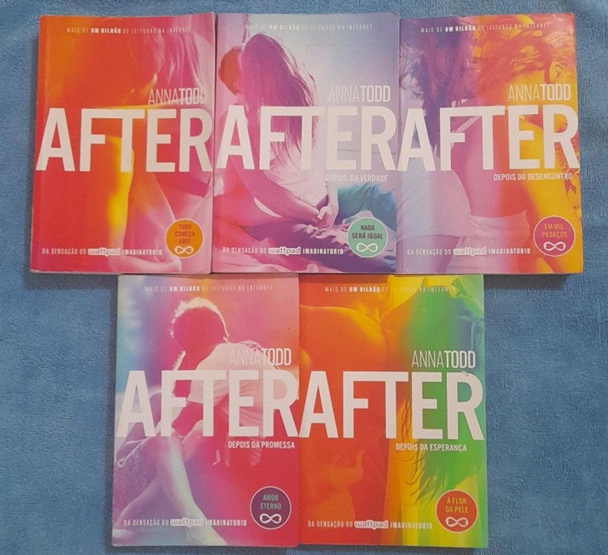 After-coleção Completa-5 Livros -autora :anna Todd | Livro Hessa Usado ...