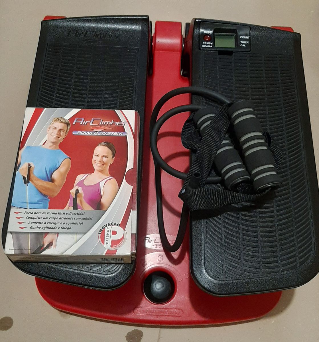 Air Climber Power System Polishop - Preto+vermelho | Produto Masculino ...