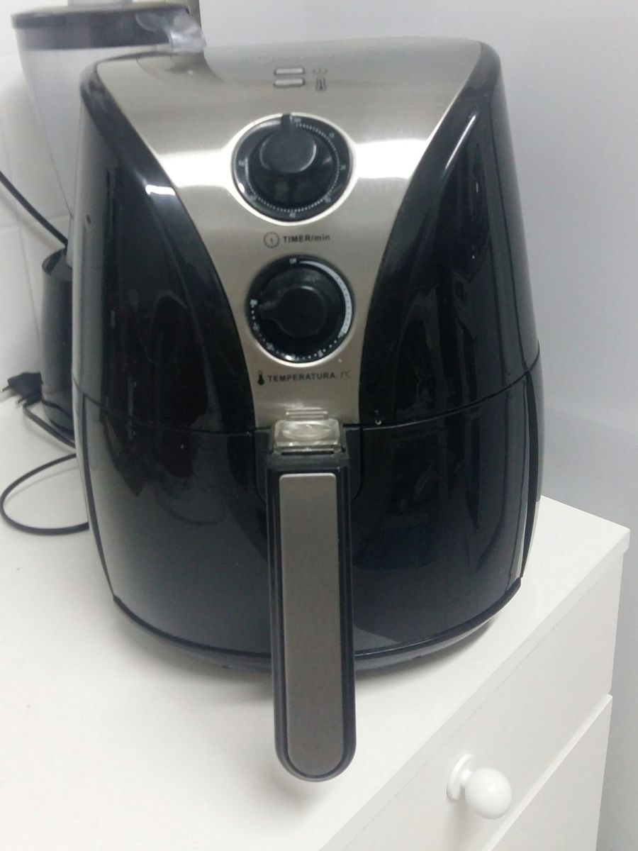 Air Fryer Fun Kitchen Preta Seminova | Eletrodoméstico Fun Kitchen ...