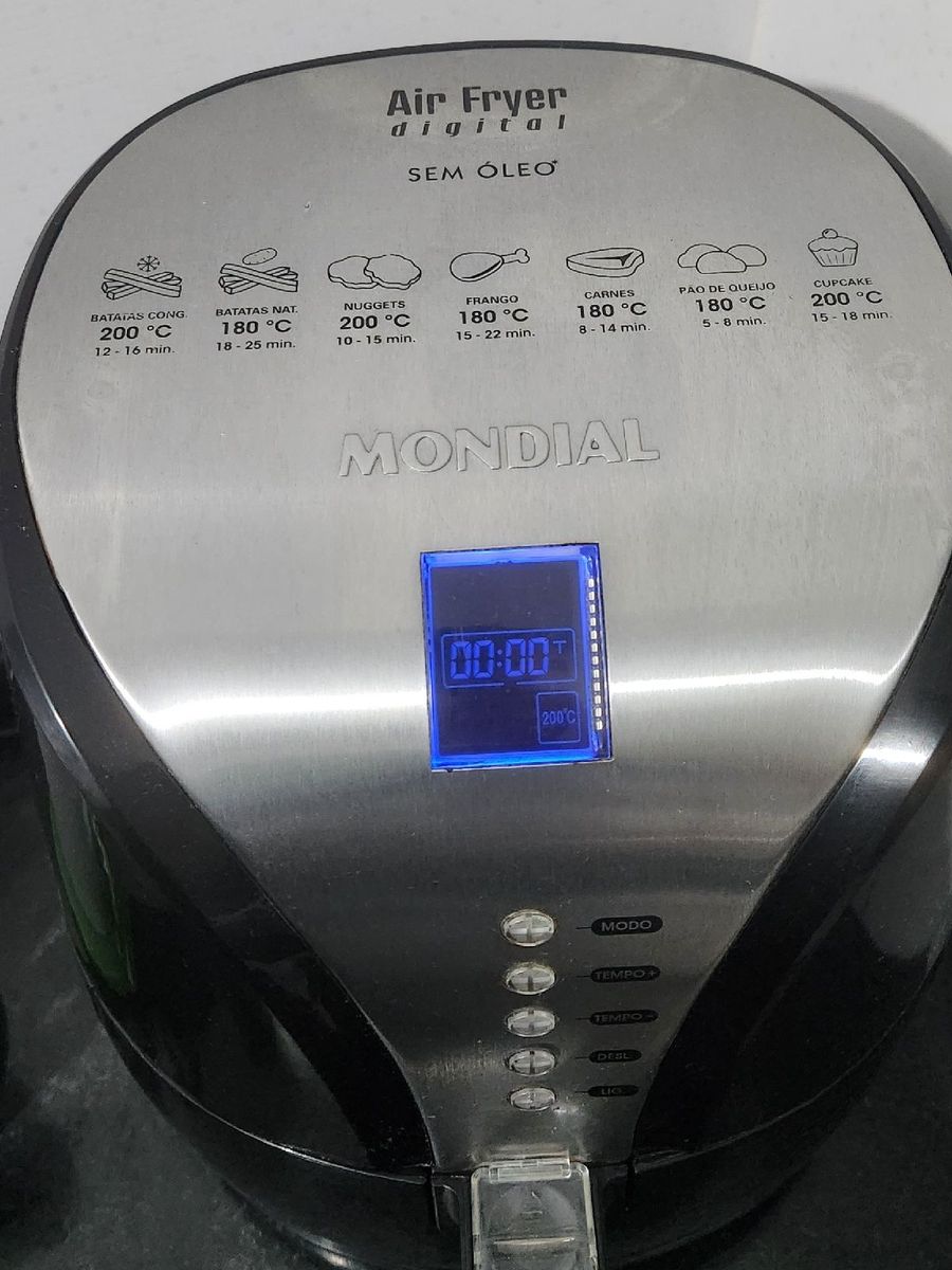 Air Fryer Mondial Painel Digital | Item Info & Eletro Mondial Usado ...