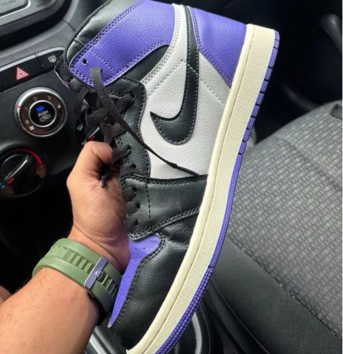 Air Jordan 1 High Roxo | Tênis Masculino Nike Usado 117148289 | enjoei