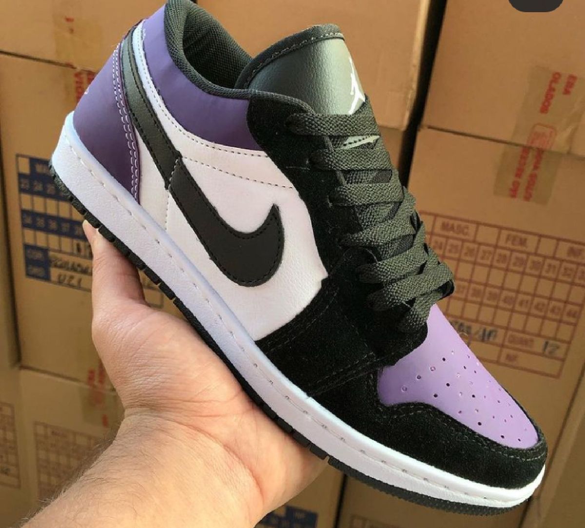 Air Jordan 1 Low Roxo | Tênis Masculino Nunca Usado 69377061 | enjoei