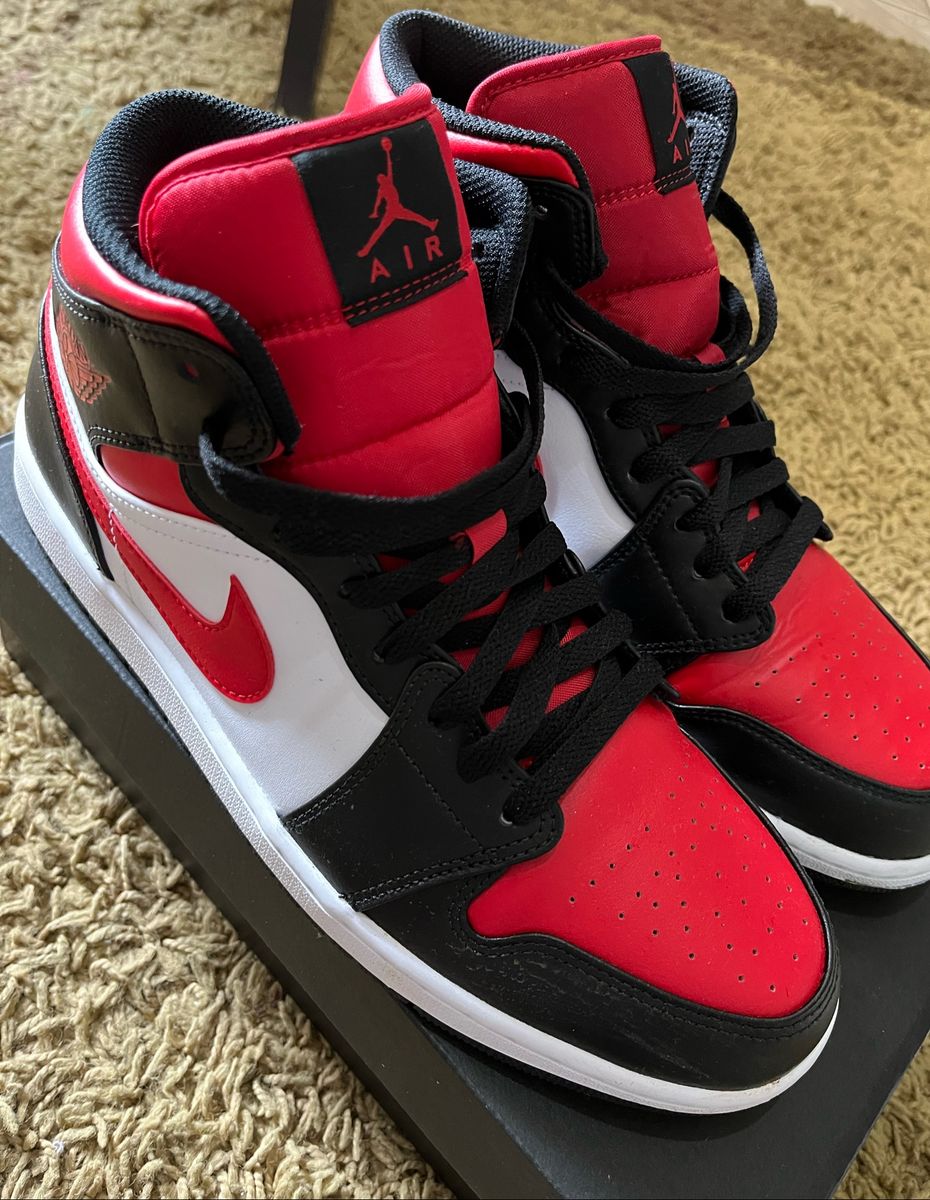 Air Jordan 1 Mid | Tênis Masculino Nike Usado 74644875 | enjoei