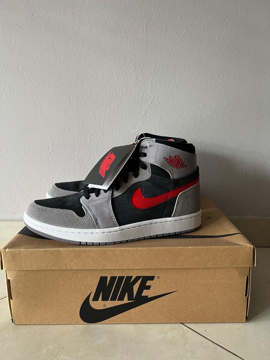 Air Jordan 1 Zoom Cmft Black Cement Grey 42 | Tênis Masculino Nike ...