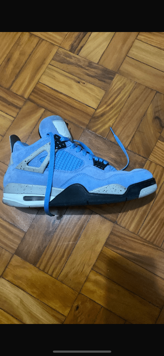Air Jordan 4 Restock University Blue | Tênis Masculino Nike Usado ...