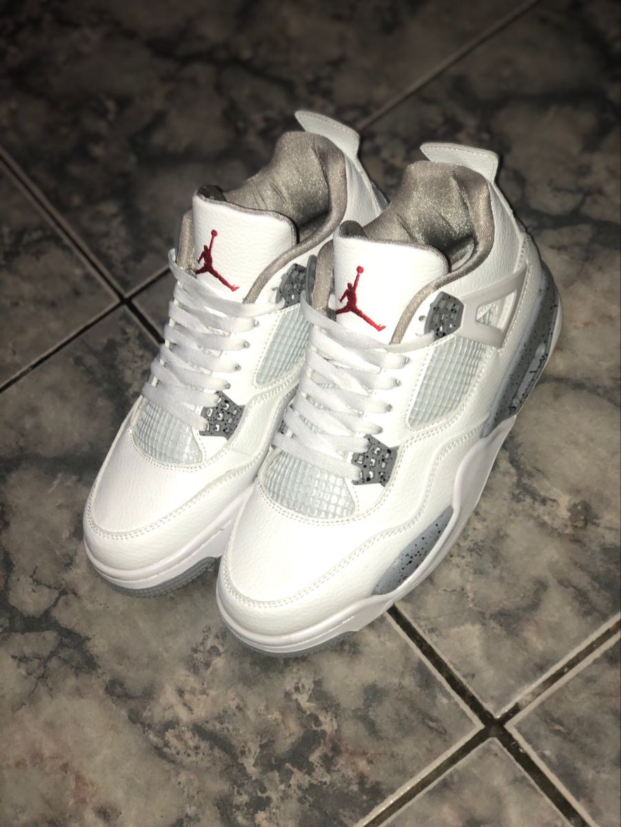 Air Jordan 4 White Oreo | Tênis Masculino Air Jordan Nunca Usado ...