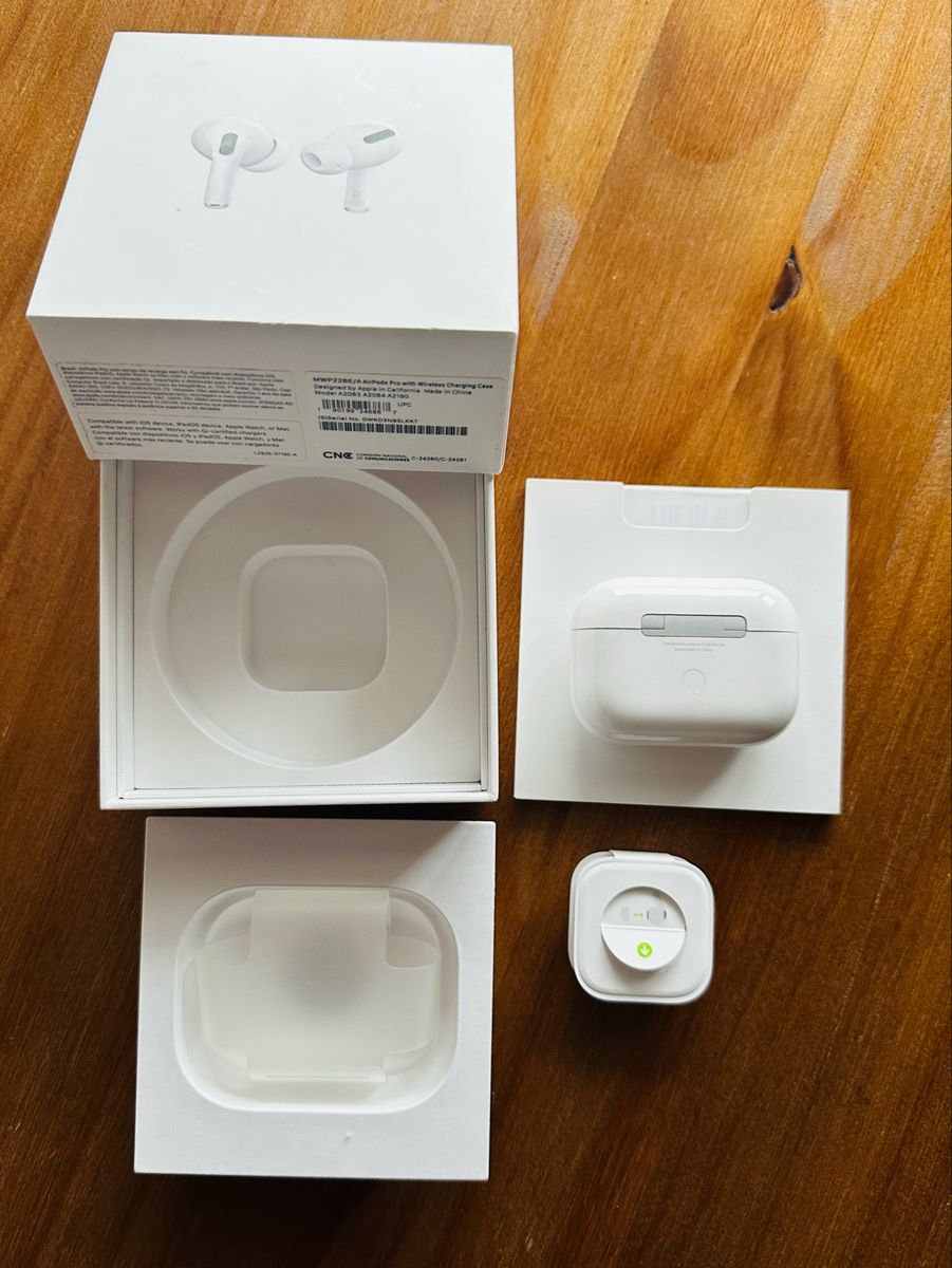 Airpods Pro - Estojo Carregador + Adaptadores Ouvido | Item Info & Eletro Apple Usado 79286727 ...