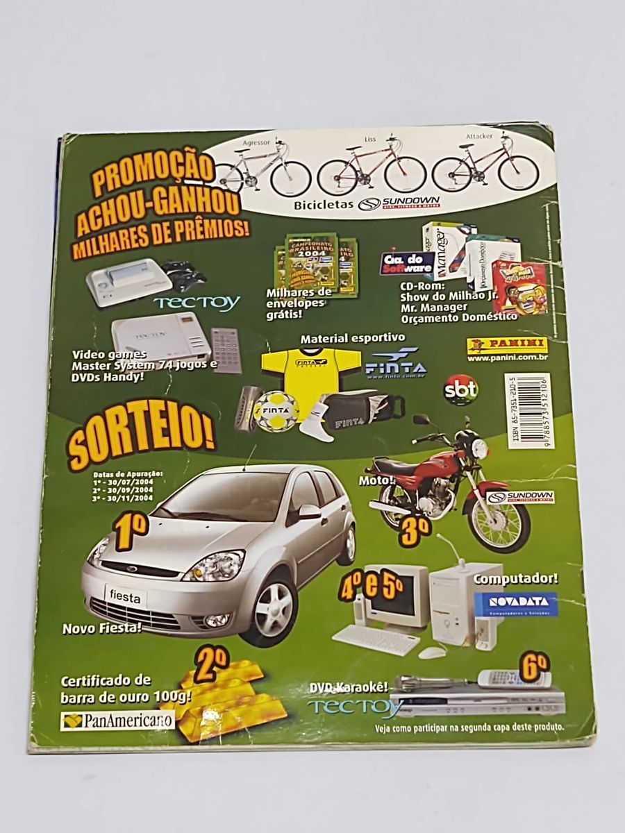 Álbum de Figurinha Campeonato Brasileiro 2004 Completo | Livro Album ... Álbum de Figurinha Campeonato Brasileiro 2004 Completo | Livro Album ...