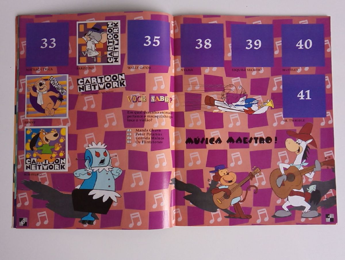 Álbum de Figurinhas Cartoon Network | Livro Panini Usado 63631277 | enjoei