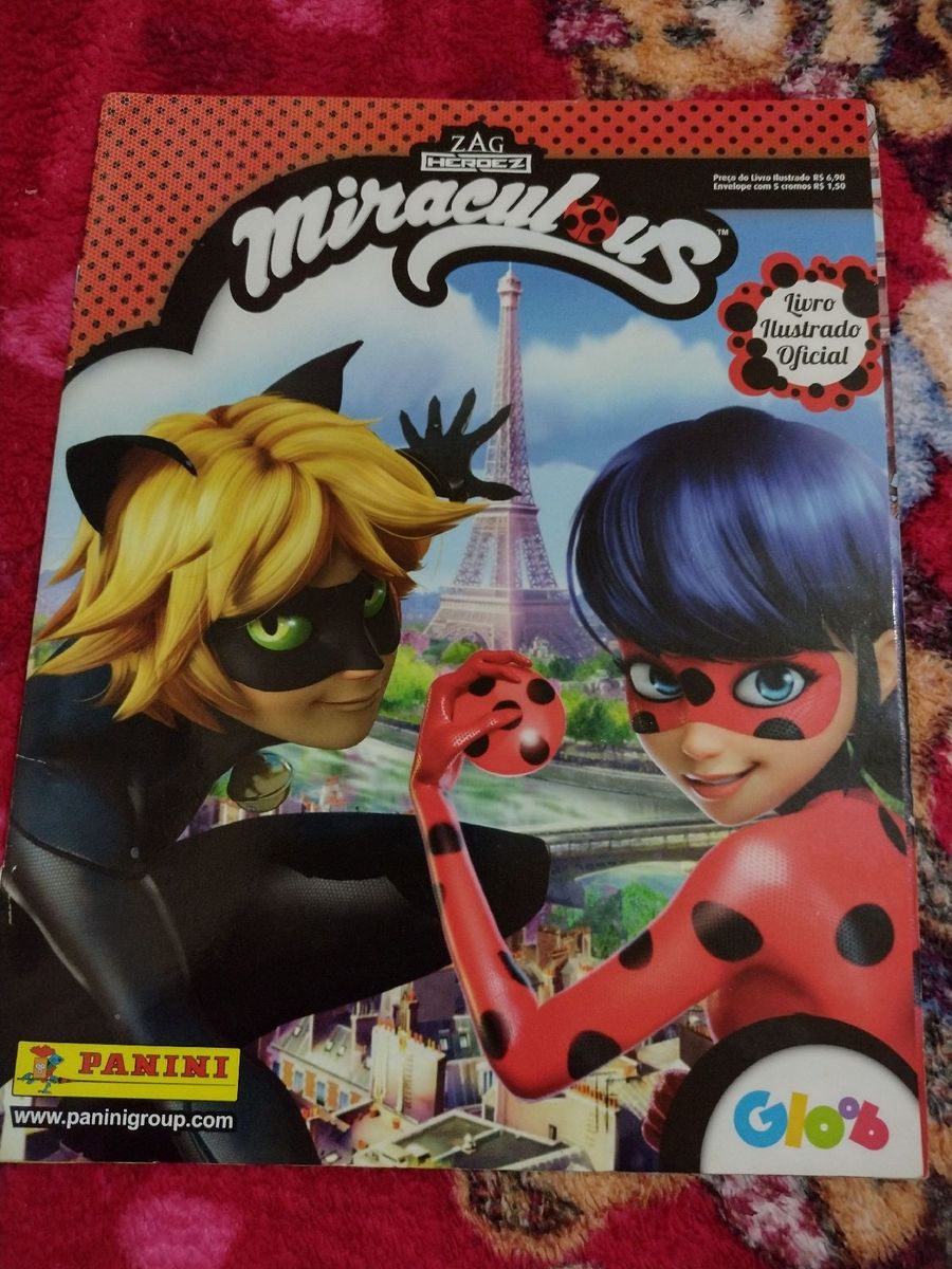 Álbum de Figurinhas Completo - Miraculous Ladybug e Cat Noir | Produto ...