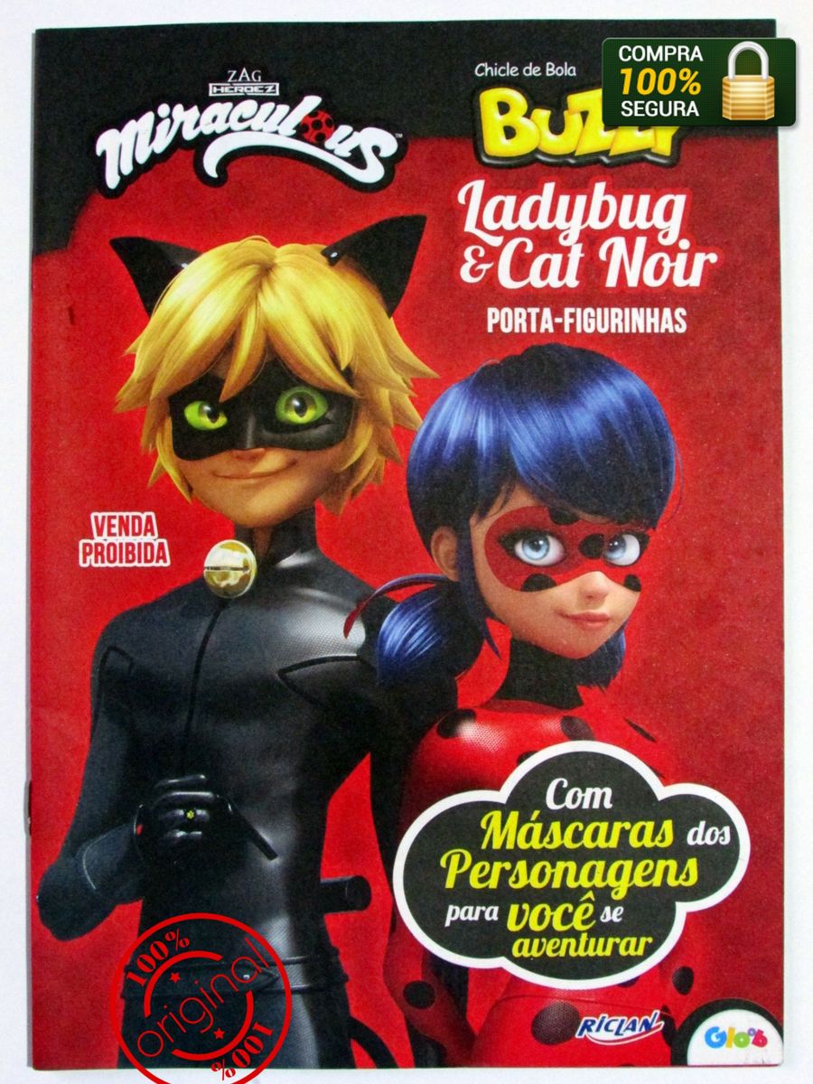 Album de Figurinhas Miraculous Lady Bug Buzzy - P31 | Livro Buzzy Nunca ...