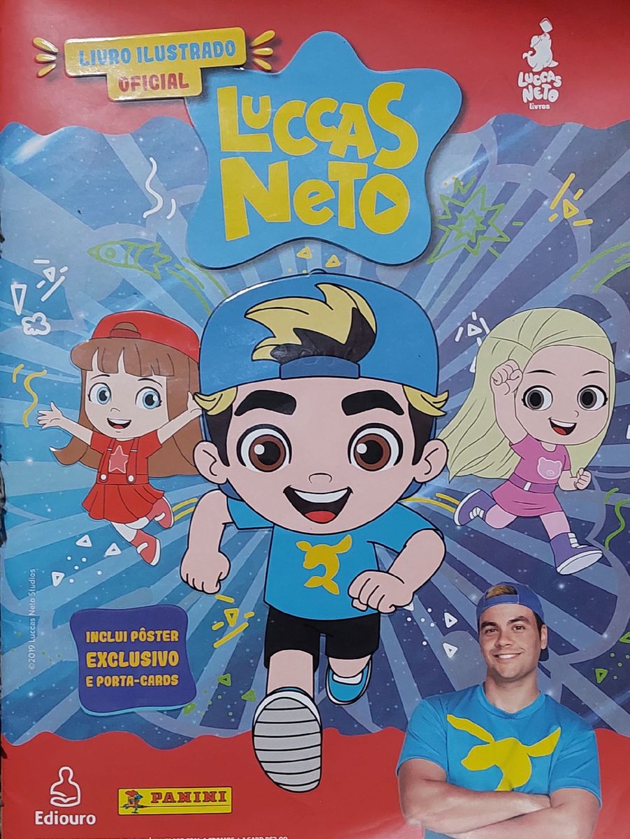 Album Luccas Neto Completo | Brinquedo Album Panini Luccas Neto Usado ...