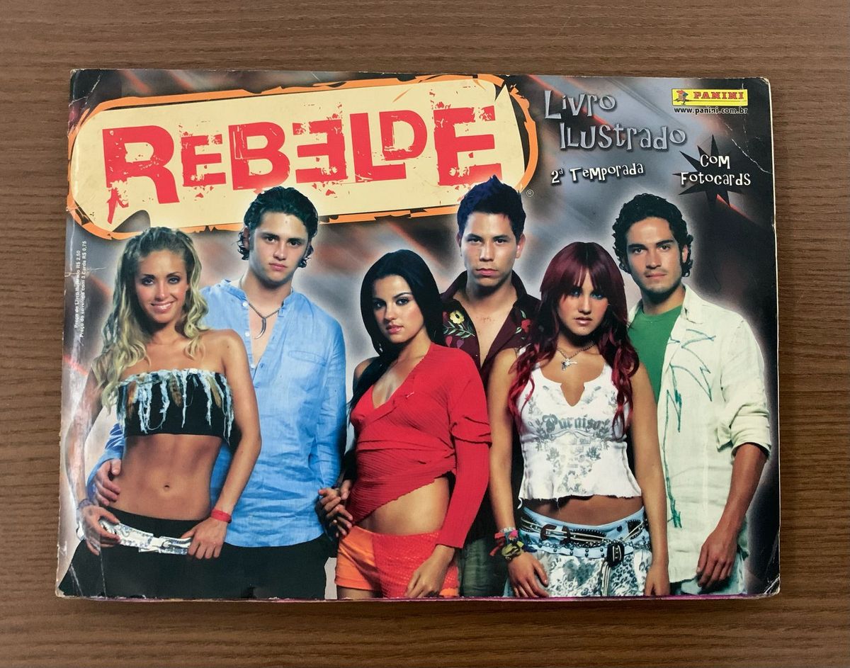 Álbum Rebelde Fotocards Rbd Completo - Segunda Temporada | Livro Panini ...