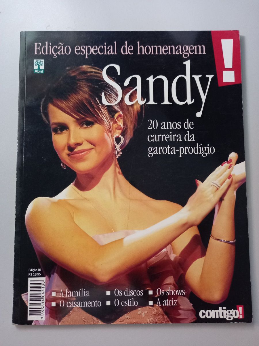 Album Sandy 20 Anos de Carreira | Produto Vintage e Retro Contigo Nunca ...