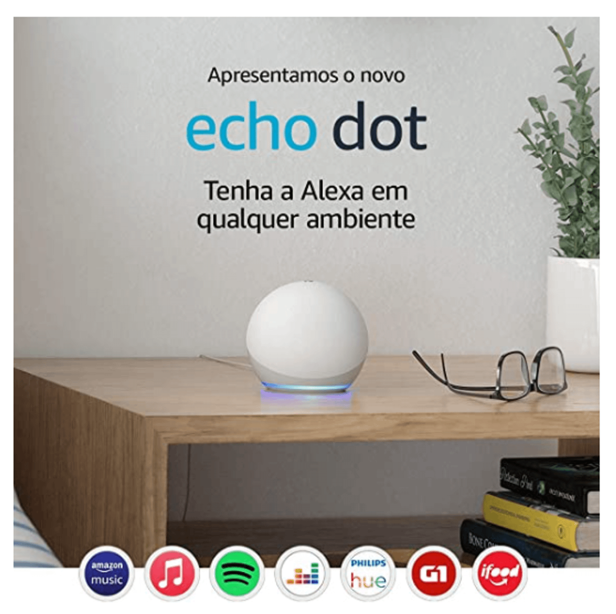 Alexa Echo Dot 4ª Geração - Lacrado | Móvel p/ Iluminação Amazon Usado ...