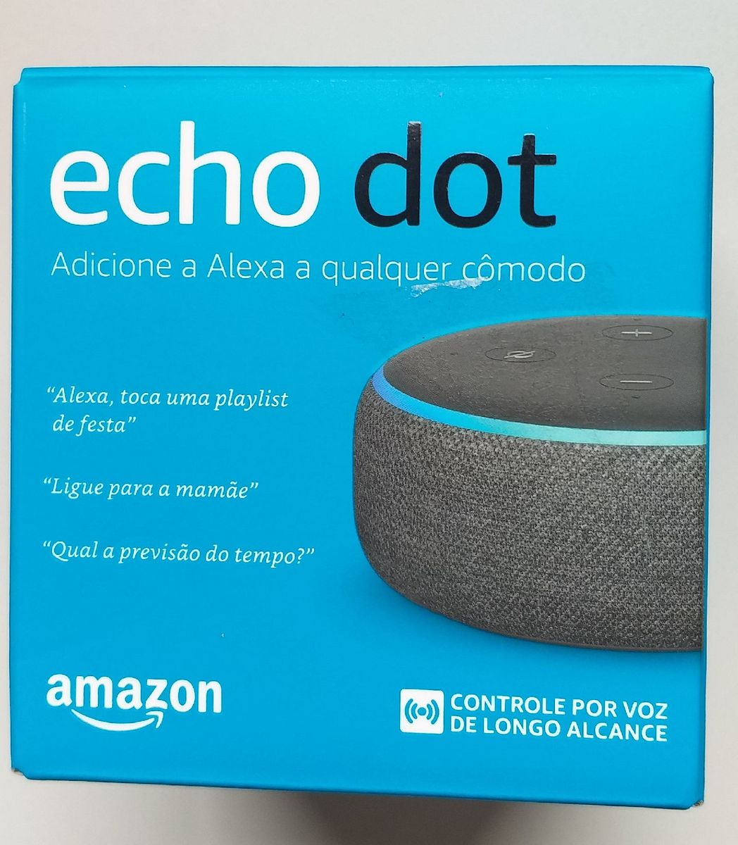 Alexa Echo Dot Na Caixa Lacrada da Amazon | Eletrodoméstico Echo Dot ...