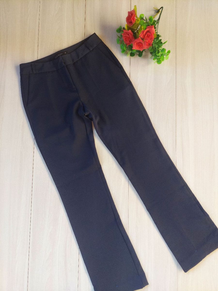 Alfaiataria Azul Marinho | Calça Feminina Cortelle Usado 86586458 | enjoei