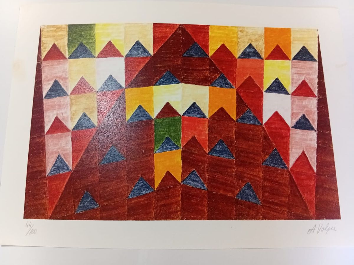 Alfredo Volpi, Serigrafia em Papel Fabriano, Assinada e Numerada a ...
