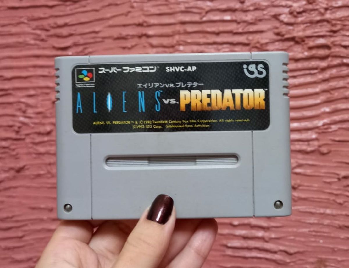Aliens Vs Predator Snes Original Japonês | Jogo de Videogame Nintendo ...