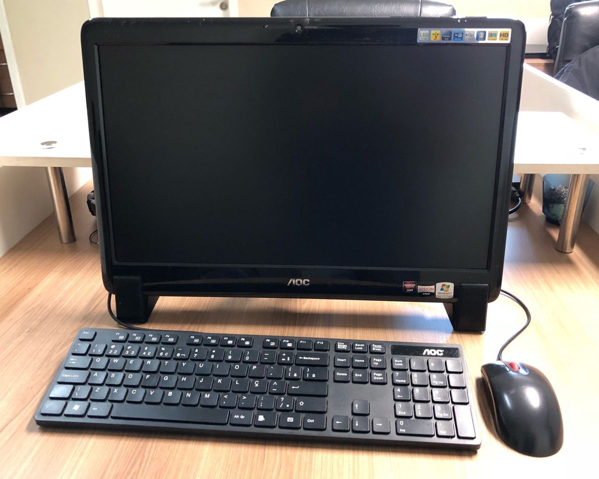 All In One Aoc Completo | Computador Desktop Aoc Usado 26270217 | enjoei