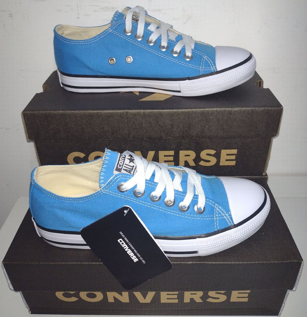 All Star Azul Celeste | Tênis Feminino All Star Nunca Usado 78383421 ...