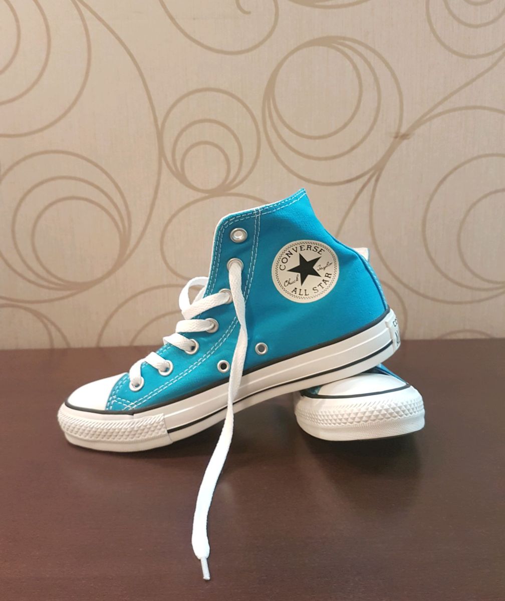 All Star Azul Céu | Tênis Feminino All Star Nunca Usado 18989152 | enjoei