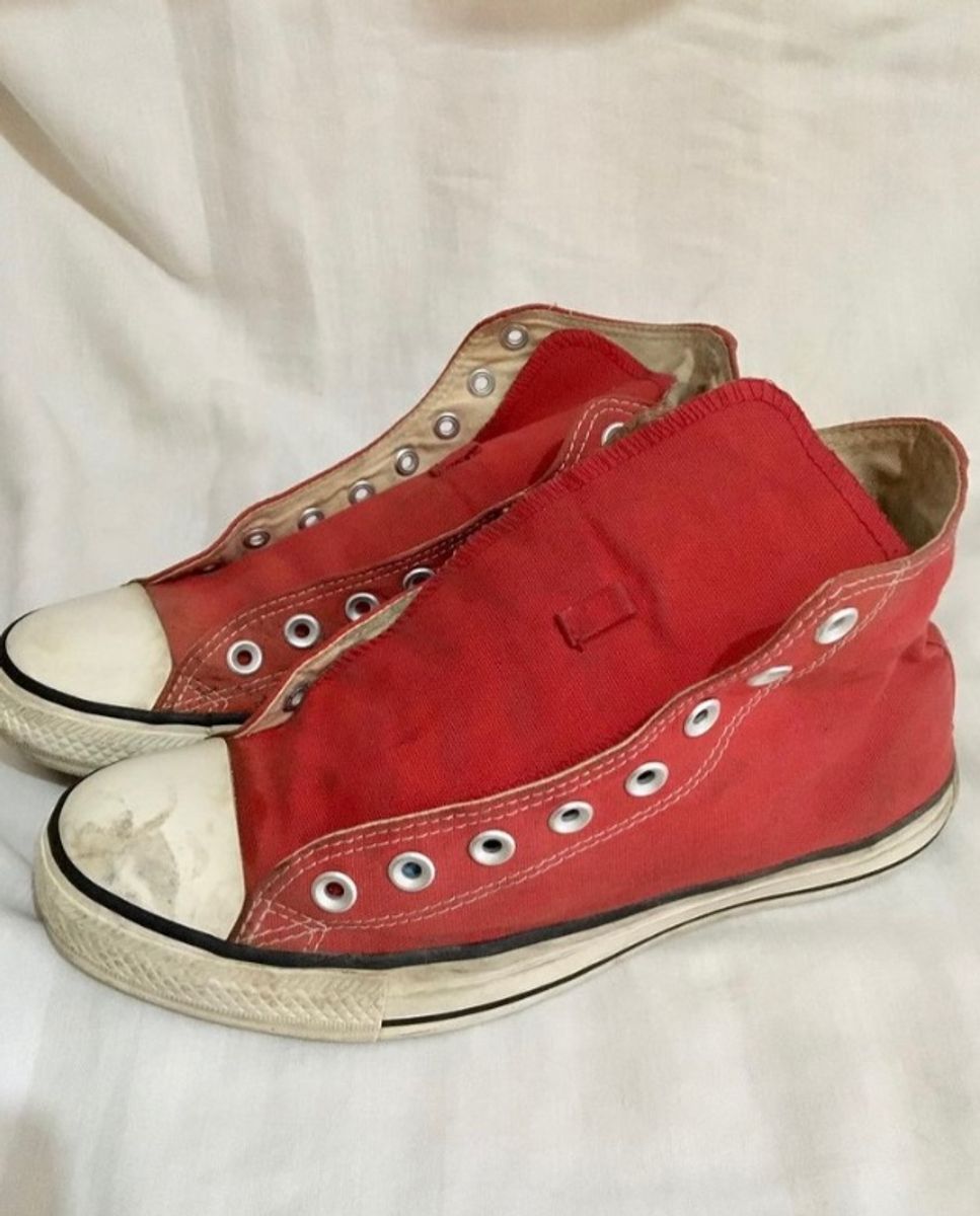 All Star Chucky Taylor Vermelho | Tênis Feminino All Star Usado ...