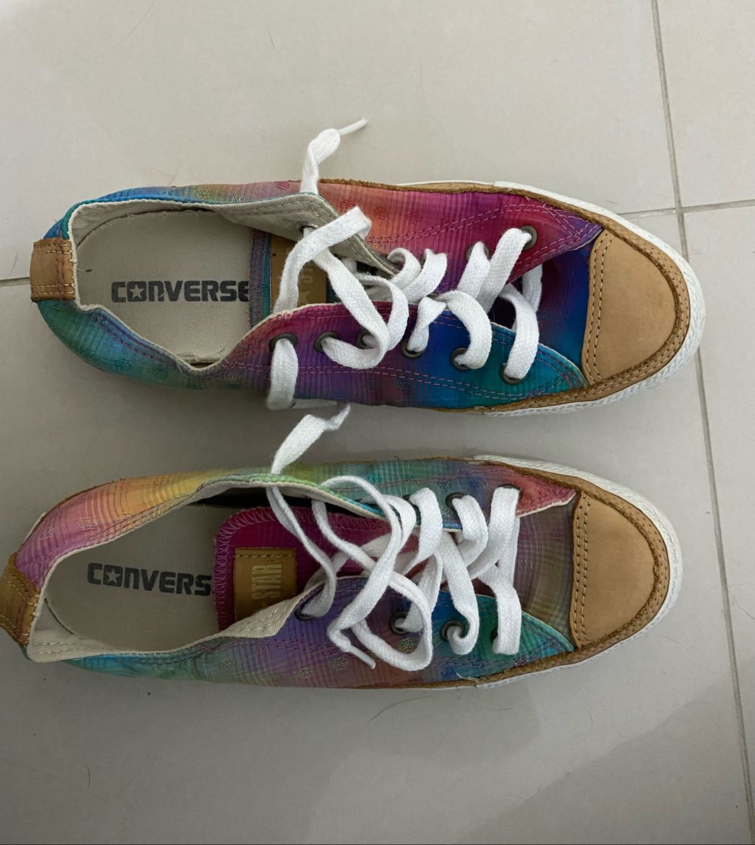 All Star Colorido | Tênis Feminino All Star Usado 42214673 | enjoei