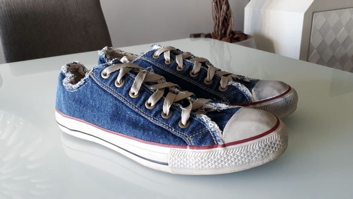 All Star Jeans Ediçao Limitada | Tênis Masculino All Star Usado ...