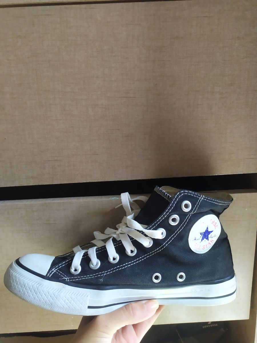 All Star Preto Original Antiga Modelagem | Tênis Feminino All Star ...