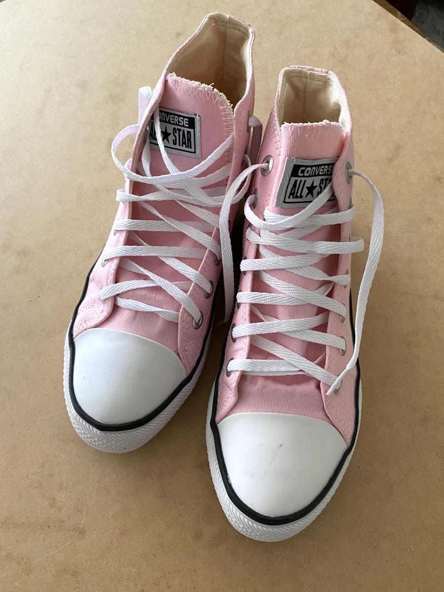 All Star Rosa Novinho | Tênis Feminino All Star Nunca Usado 68554543 ...