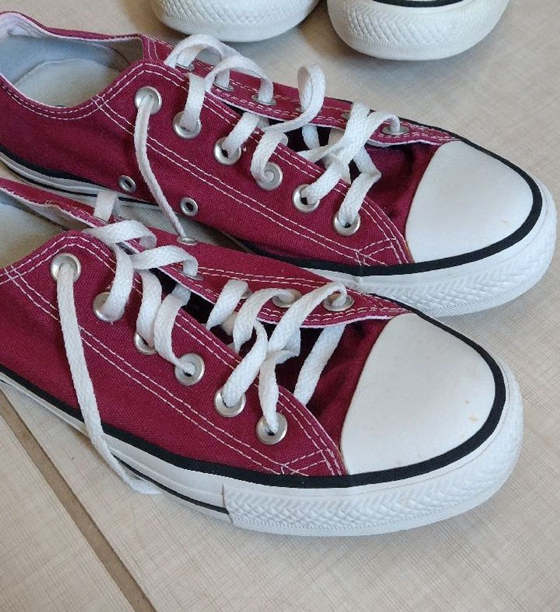 All Star Vinho Original | Tênis Feminino All Star Usado 83817431 | enjoei