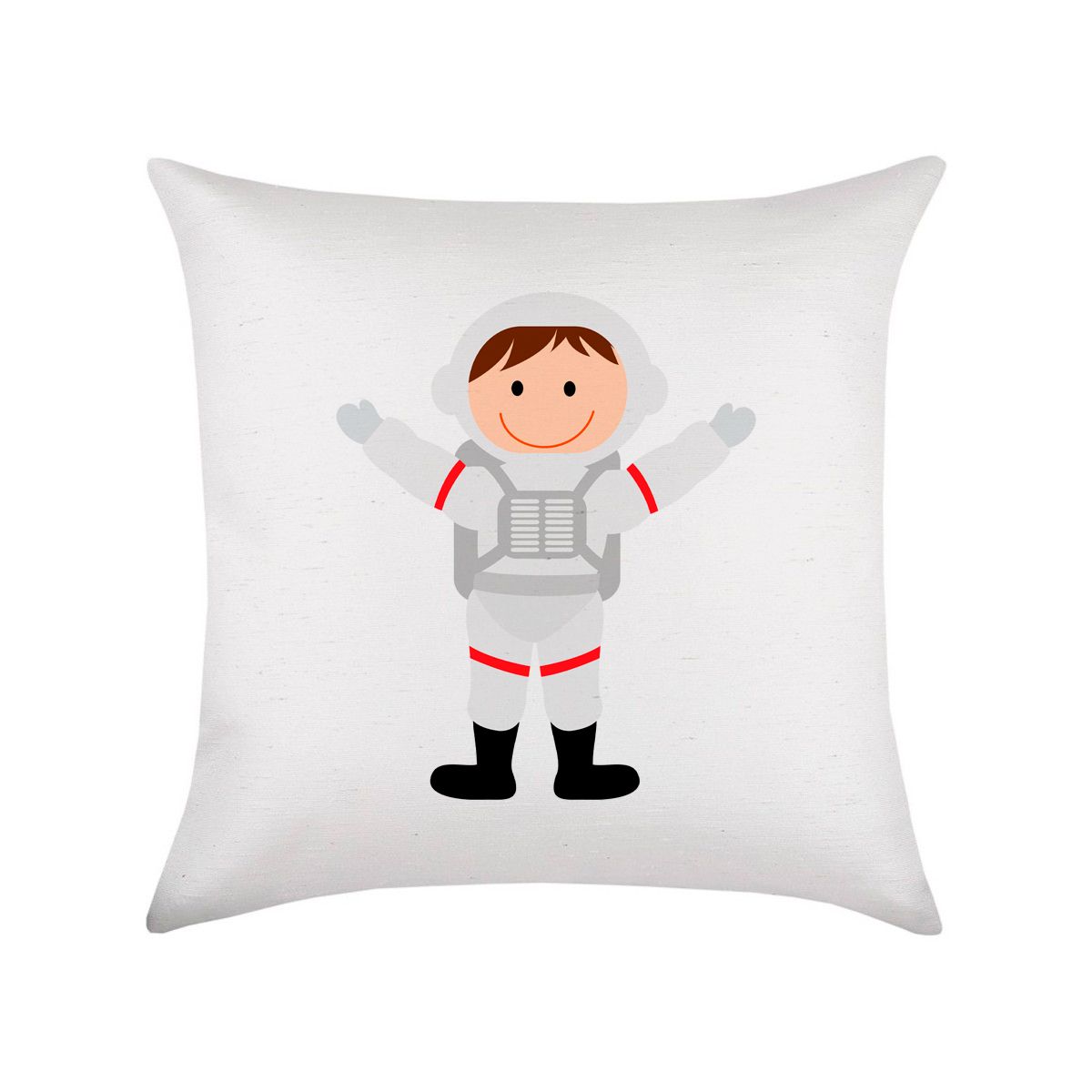 Almofada Antialérgica 40x40 Menino Astronauta Sorriso Bracos Abertos ...