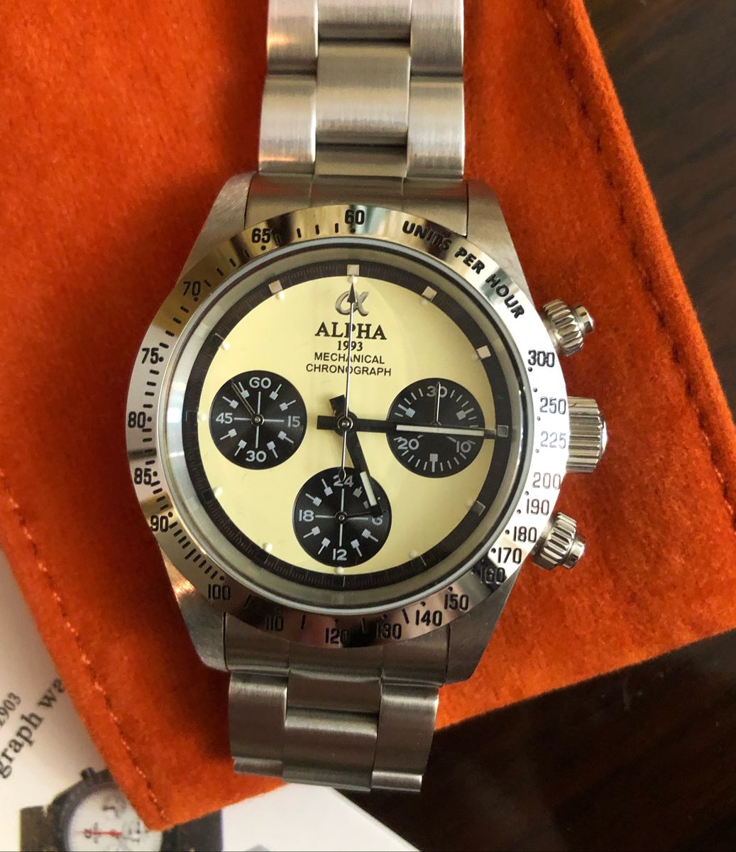 Alpha Paul Newman Daytona | Relógio Masculino Alpha Usado 76131095 | enjoei