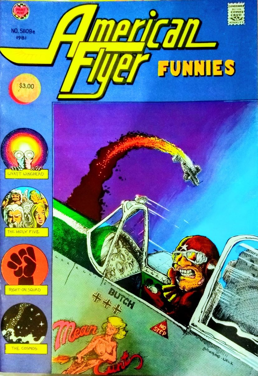 American Flyer Funnies N° 1 (1971) Underground / Humor Psicodélico ...