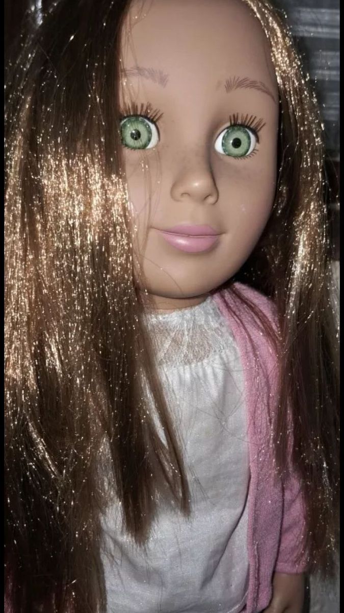 Boneca Jillian Tolly Tots Antiga com Sardas e Mechas Rara | Brinquedo ...