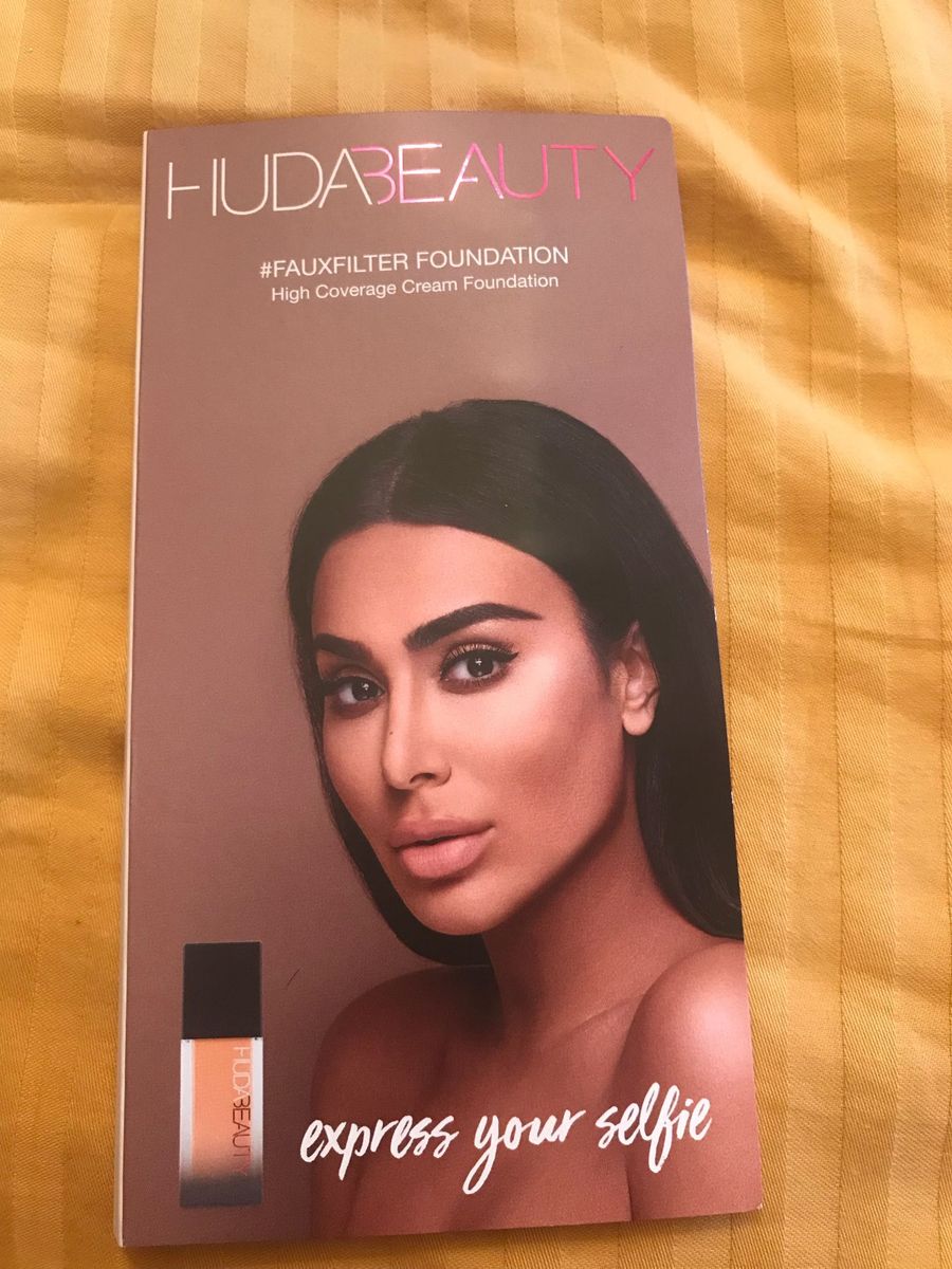 Amostra Base Huda Beauty | Maquiagem Feminina Huda Beauty Nunca Usado ...