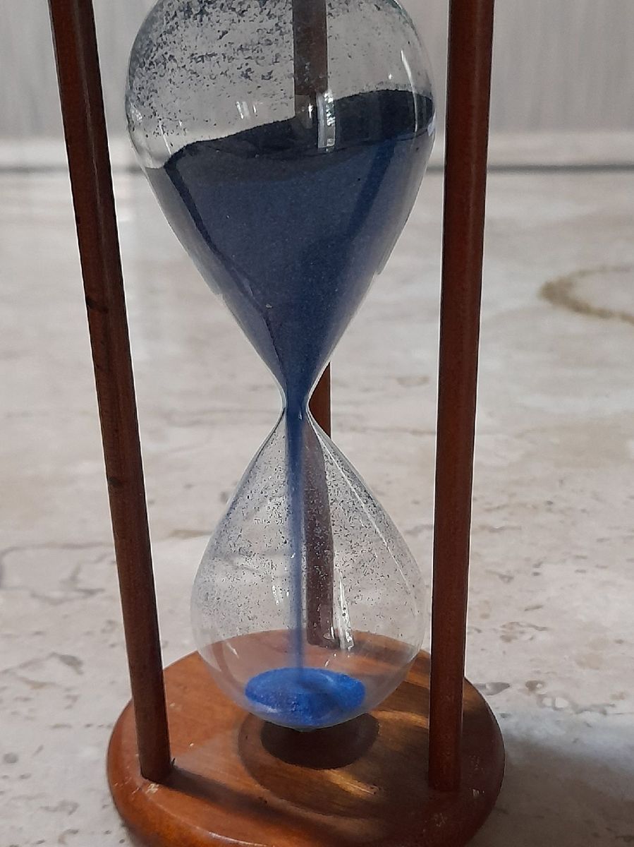 Ampulheta Antiga | Item de Decoração Ampulheta Usado 78643535 | enjoei