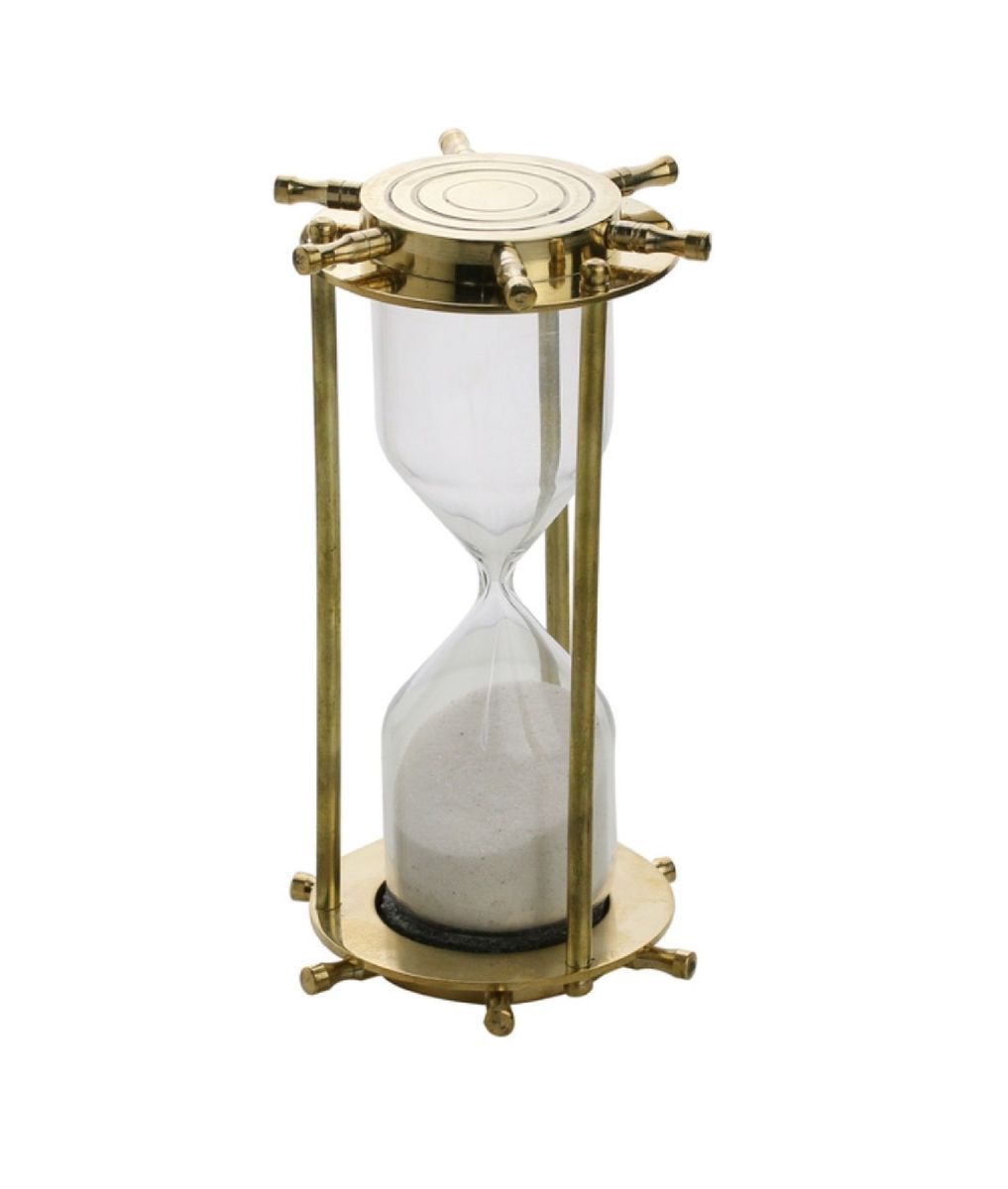 Ampulheta Dourada Wolff | Item de Decoração Wolff Nunca Usado 72961991 ...