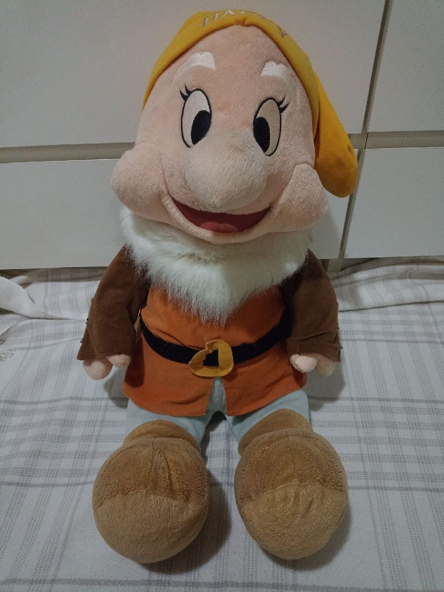 Anão Feliz Original Disney Store | Pelúcia Disney Store Usado 77813249 ...
