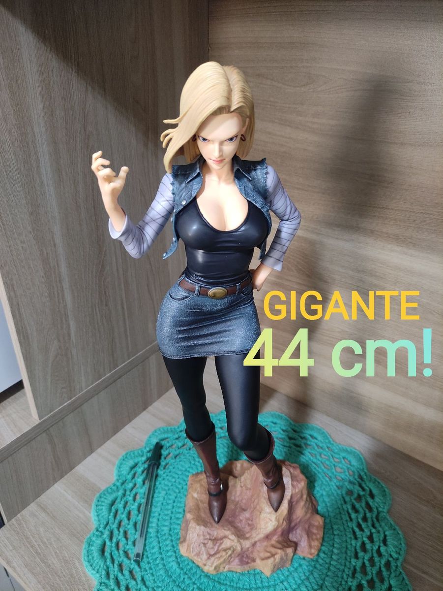 Androide 18 Gigante 44cm Action Figure a Pronta Entrega Escala 1/4 ...